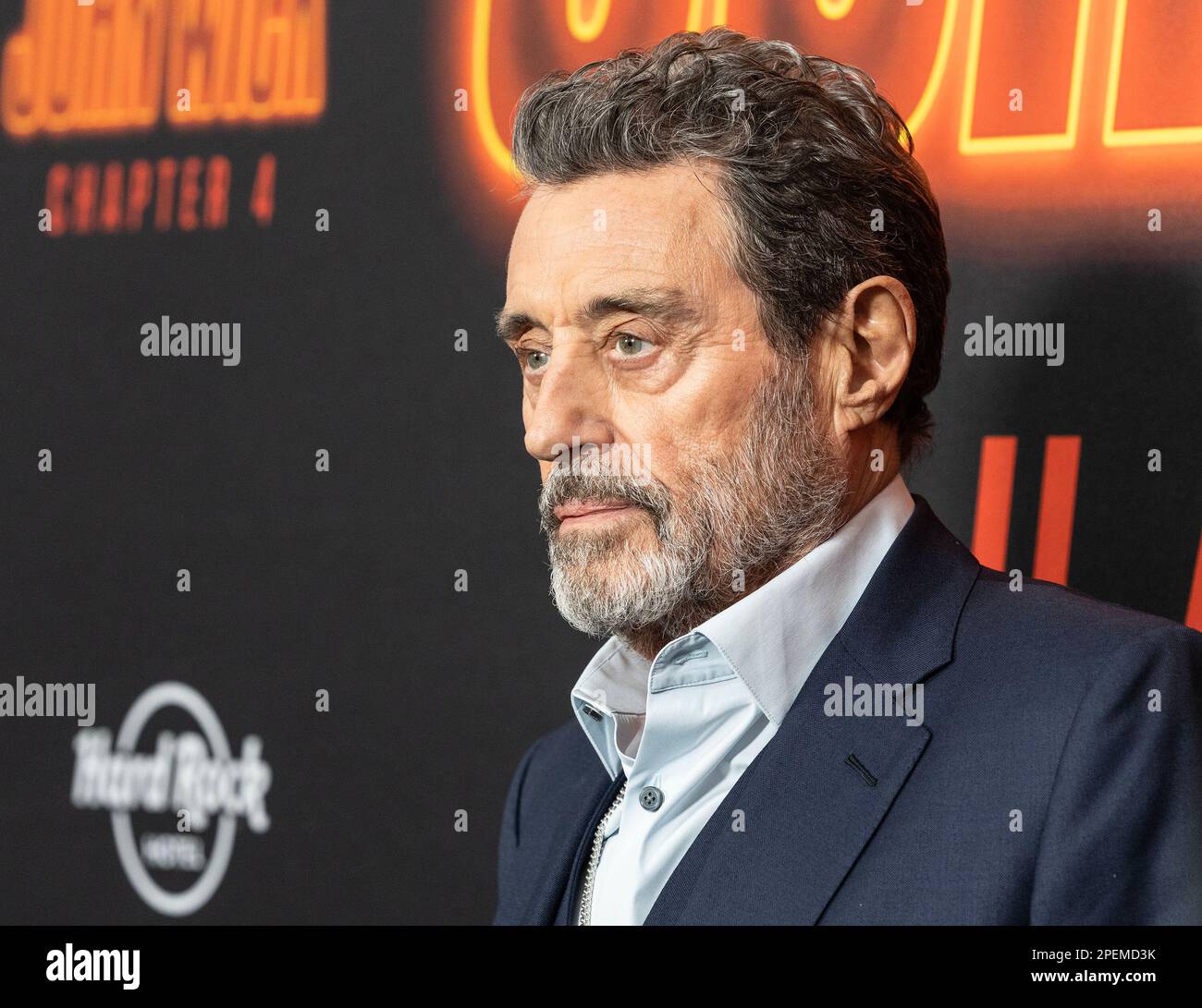 New York, United States. 15th Mar, 2023. Ian McShane attends New York ...