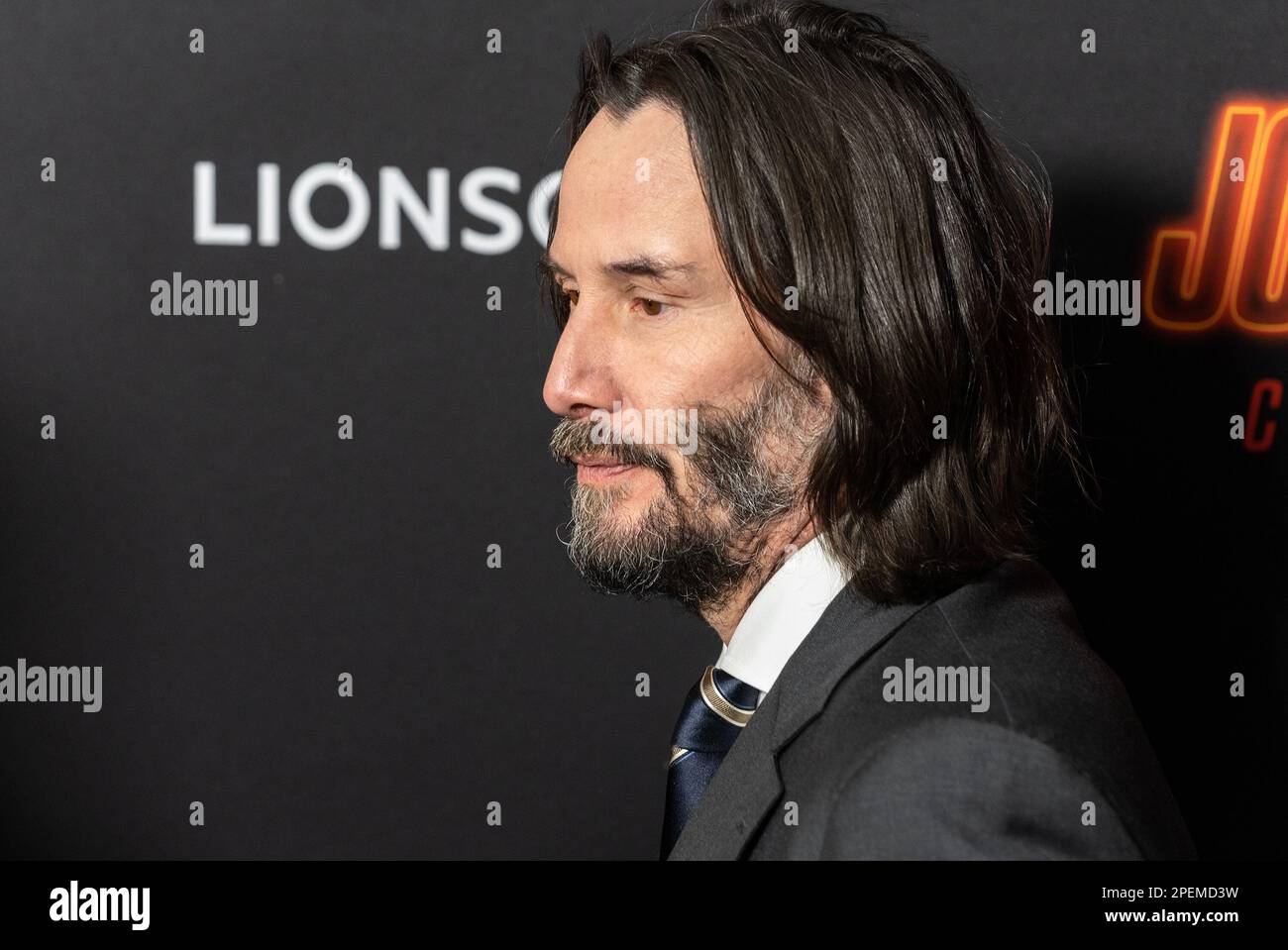 New York, United States. 15th Mar, 2023. Keanu Reeves attends New York ...