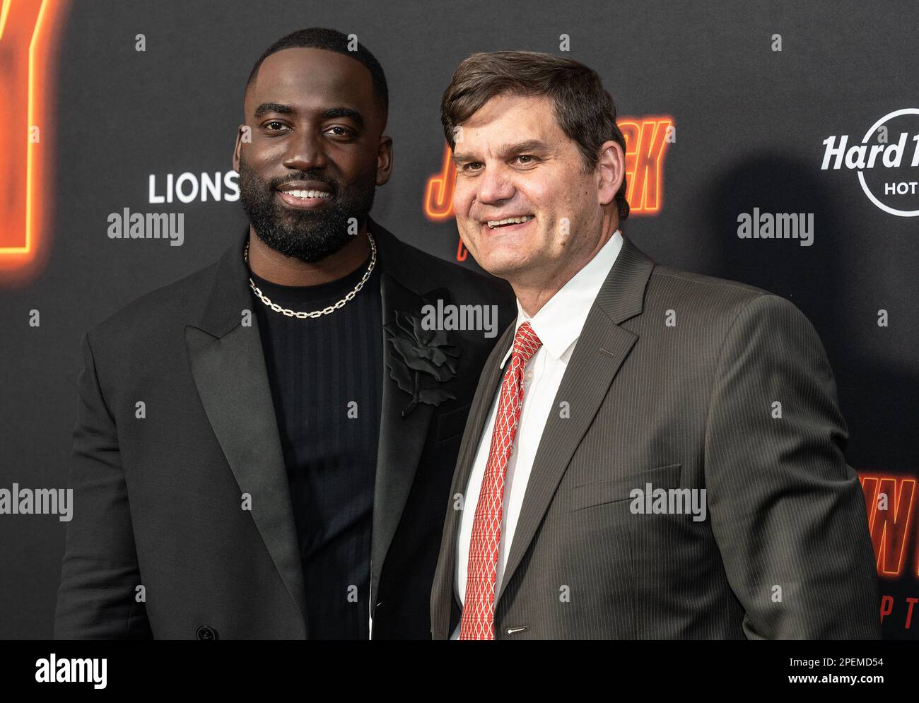 New York, United States. 15th Mar, 2023. Shamier Anderson and Jason ...