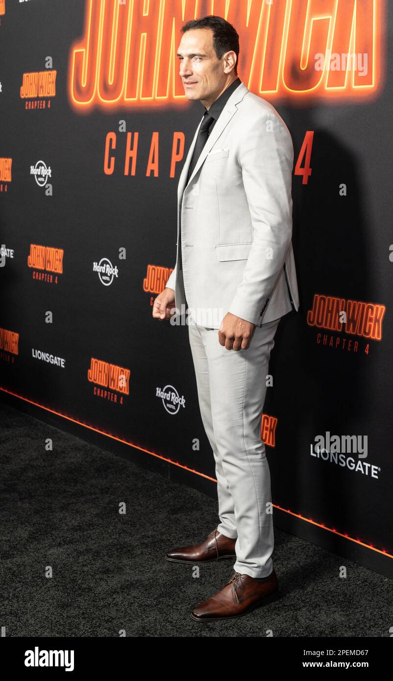 New York, United States. 15th Mar, 2023. Marko Zaror attends New York ...