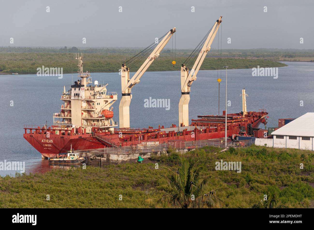 Port Quelimane, Mozambique Stock Photo - Alamy