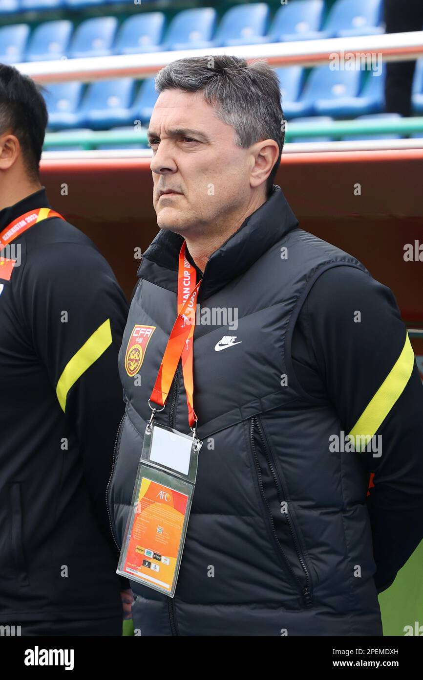 China head coach Antonio Puche Vicente during the 2023 AFC U-20 Asian ...