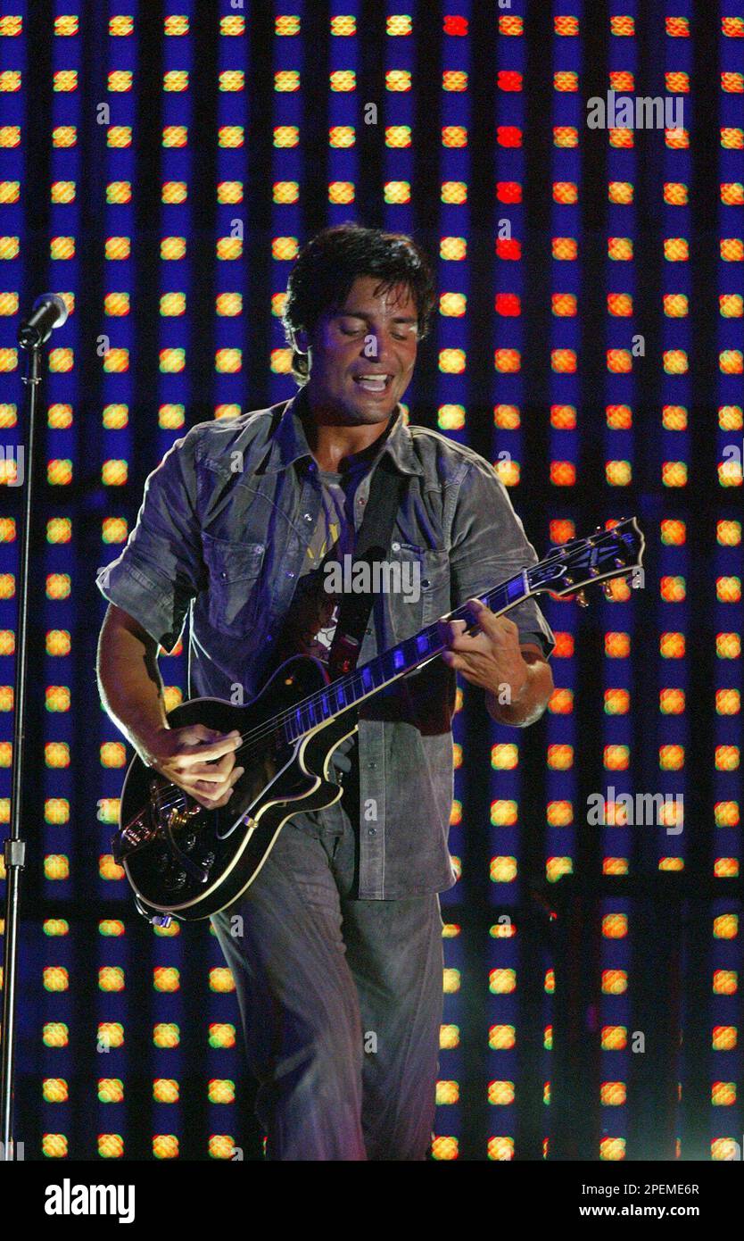 Chayanne performs at Juan Ramon Loubriel Stadium in Bayamon, Puerto ...