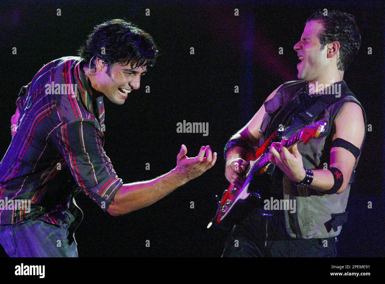 Chayanne performs at Juan Ramon Loubriel Stadium in Bayamon, Puerto ...
