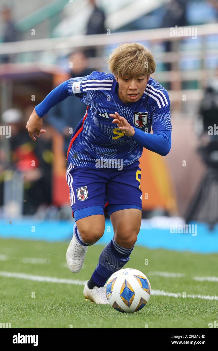 Japan's Ayumu Yokoyama during the 2023 AFC U-20 Asian Cup Group D match ...