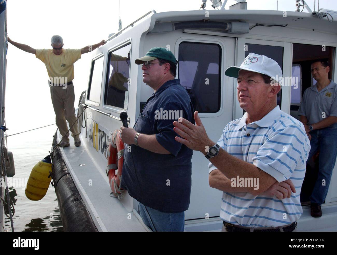 Derek Duke, a retired Air Force lieutenant colonel, right, and Billy ...