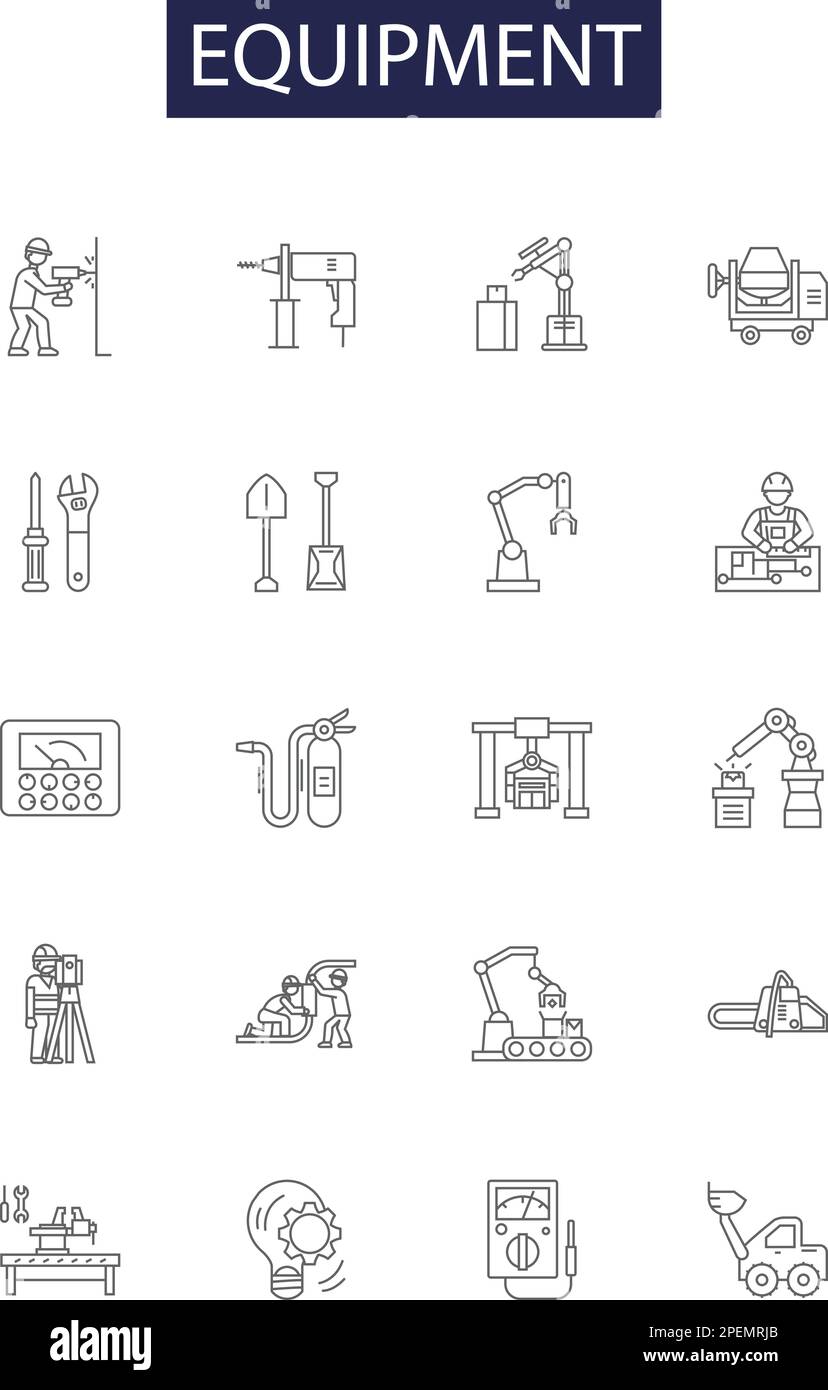 Wellness clinic line icons Cut Out Stock Images & Pictures - Alamy