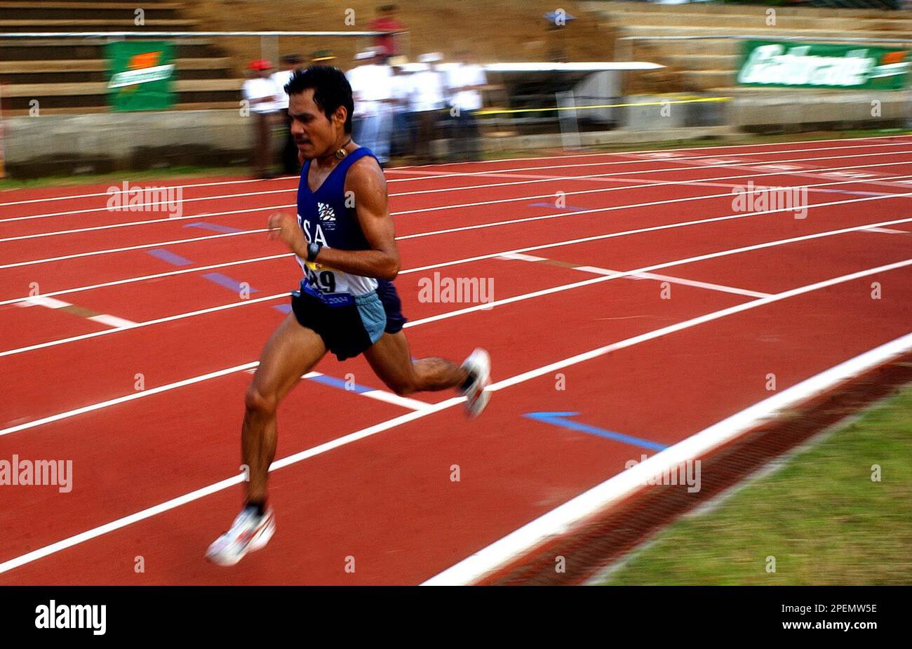 Luis Martinez of EL Salvador competes during his gold medal-winning ...