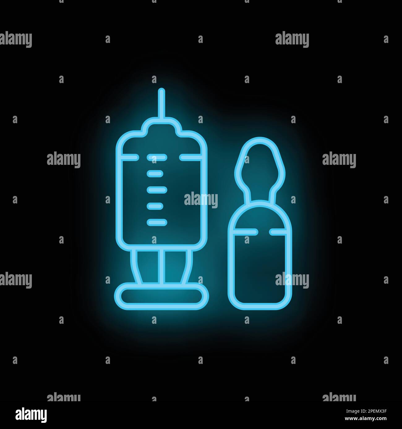 Medical injection icon outline vector. Cardiac heart. Medicine care ...