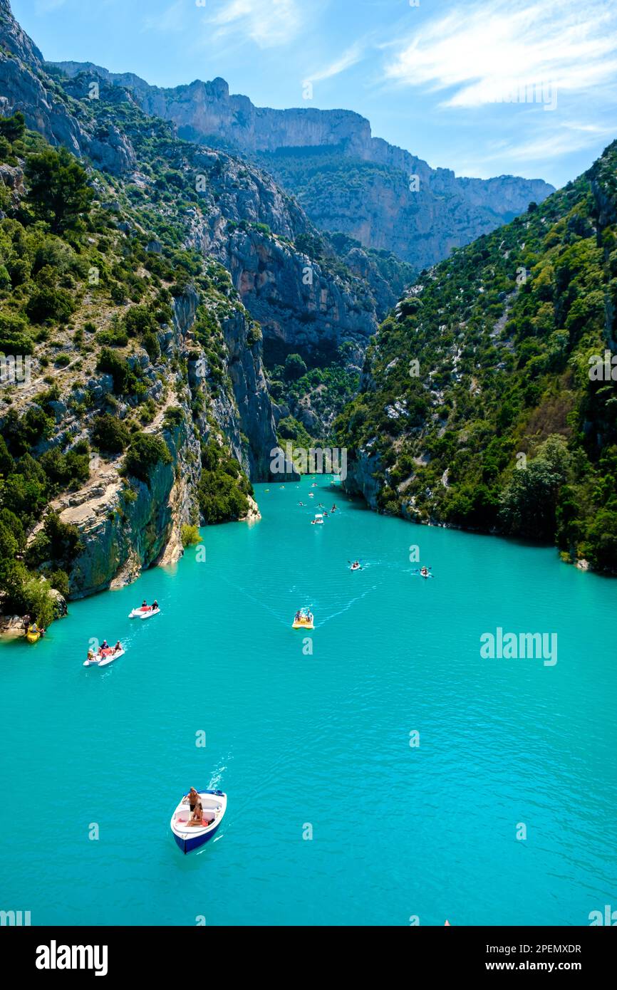 Gorges Du Verdon lake of Sainte Croix, Provence, France, Provence Alpes ...