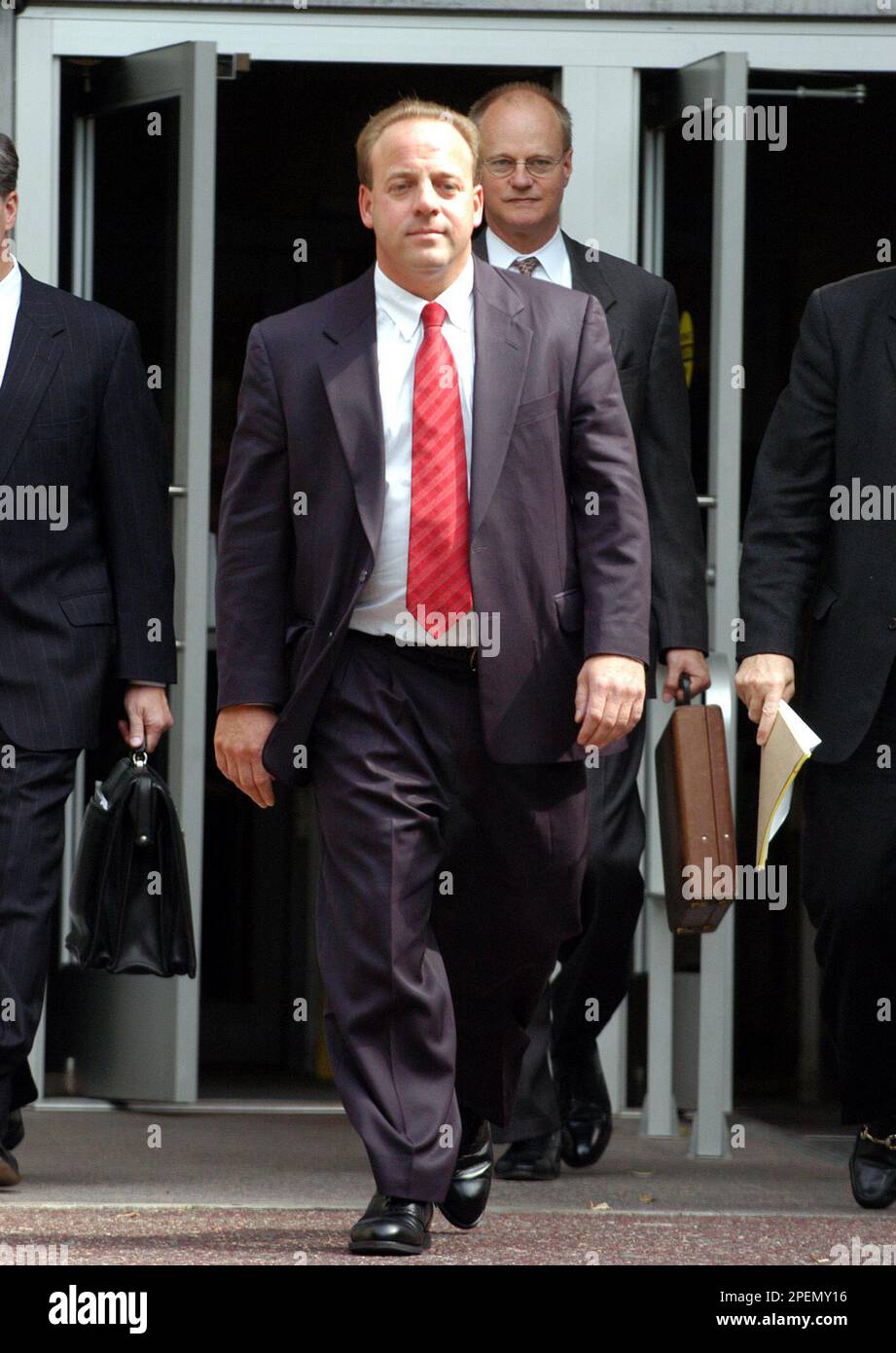 William A. Tomasso, a contractor with the Tomasso Group, leaves federal ...