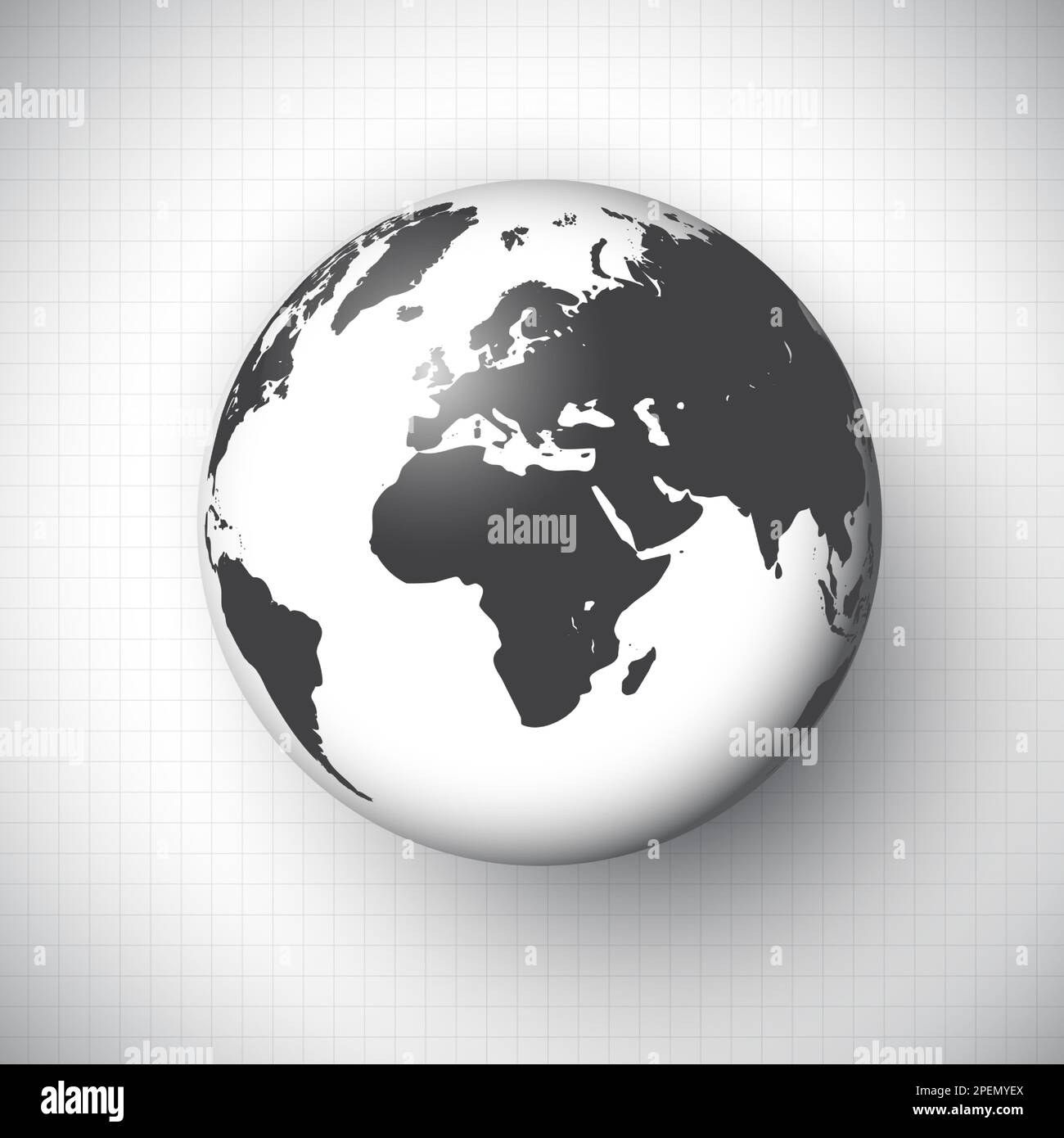 Abstract background with a globe on a grid design Stock Vector Image ...