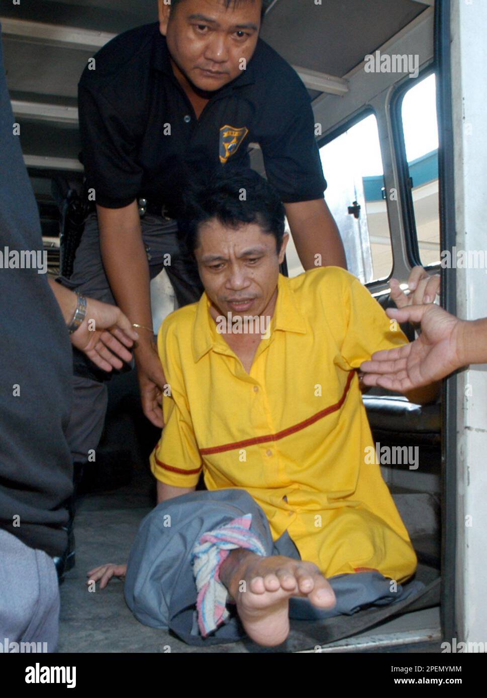 Galib Andang, also known as Commander Robot, a leader of the al-Qaida linked Abu Sayyaf and ...