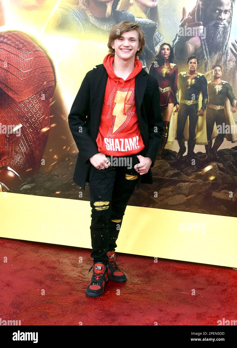 Los Angeles, California, USA 14th March 2023 Actor Mason McNulty ...