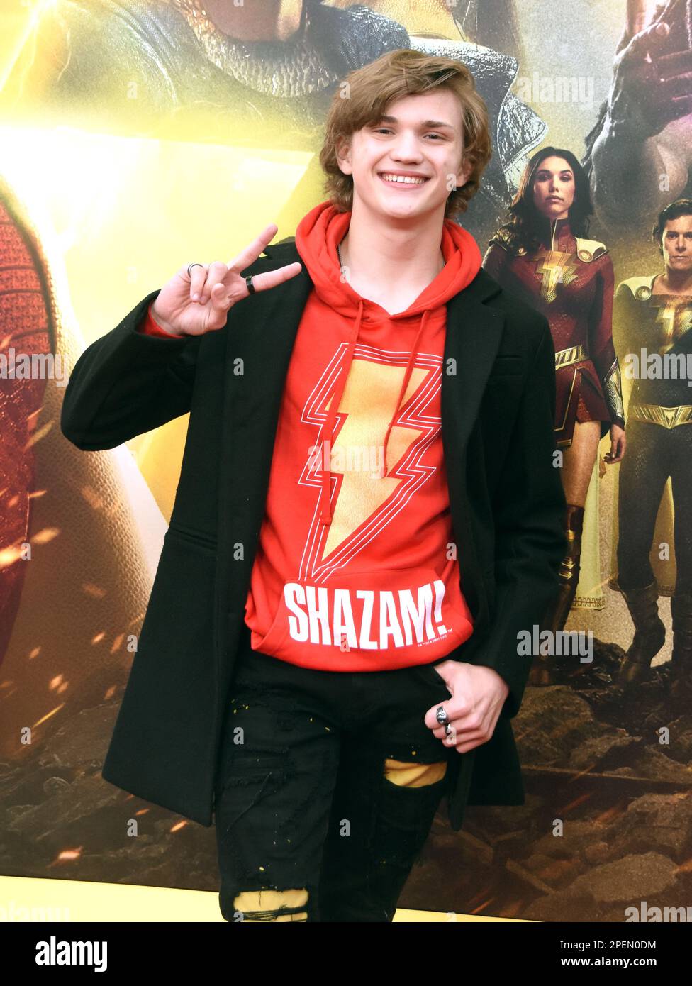 Los Angeles, California, USA 14th March 2023 Actor Mason McNulty ...