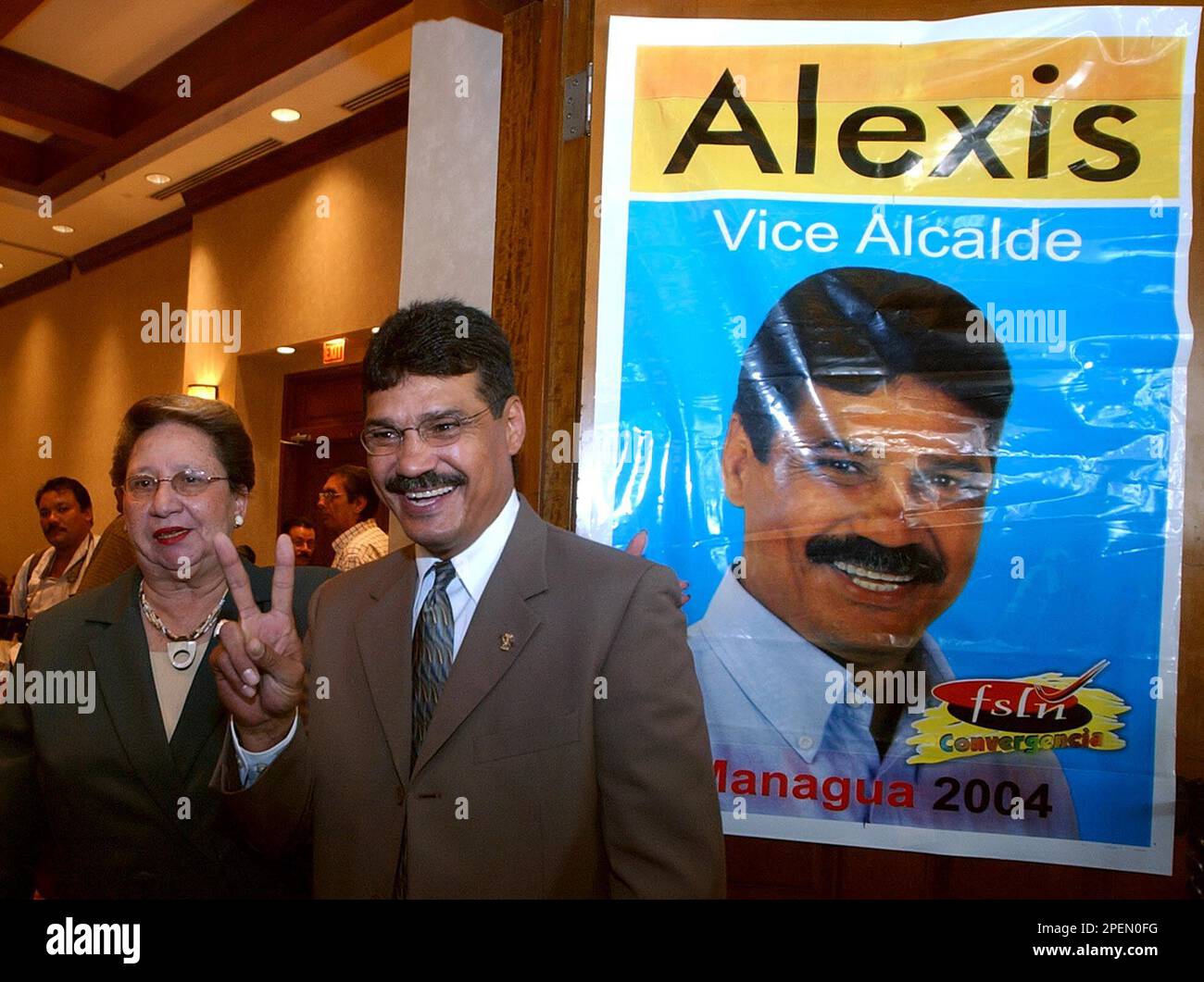 Hall of Fame boxer and vice mayoral candidate of Managua for Nicaragua ...
