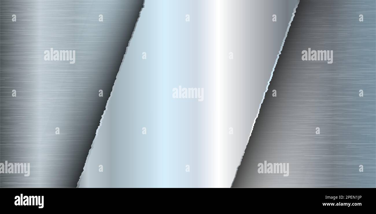 Banner background with a brushed metal design Stock Vector Image & Art ...