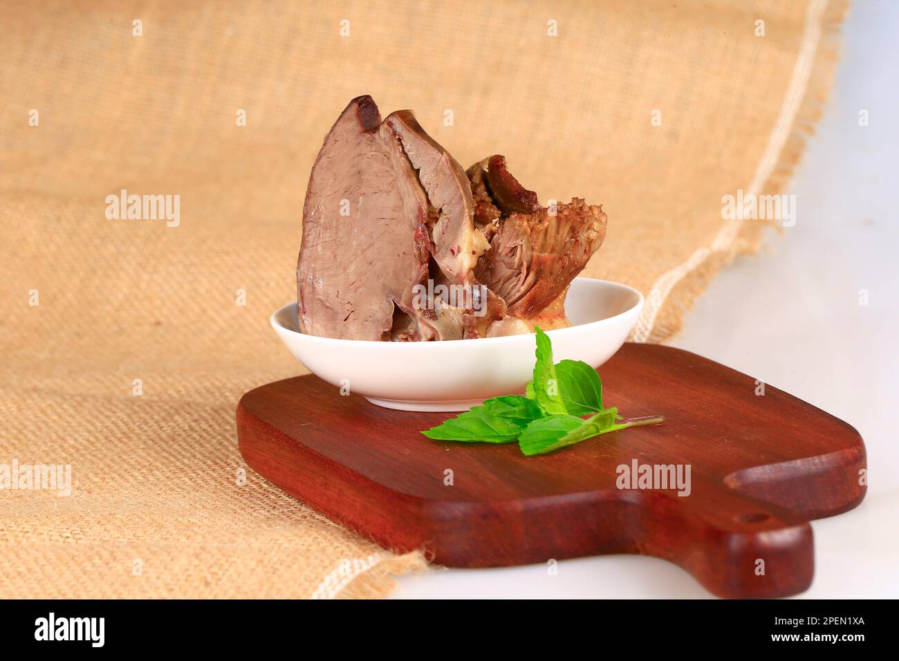 China lurou, bath chap, traditional food appetizers Stock Photo - Alamy