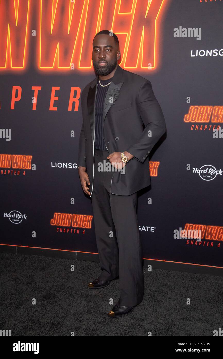 New York, United States. 15th Mar, 2023. Shamier Anderson attends ...