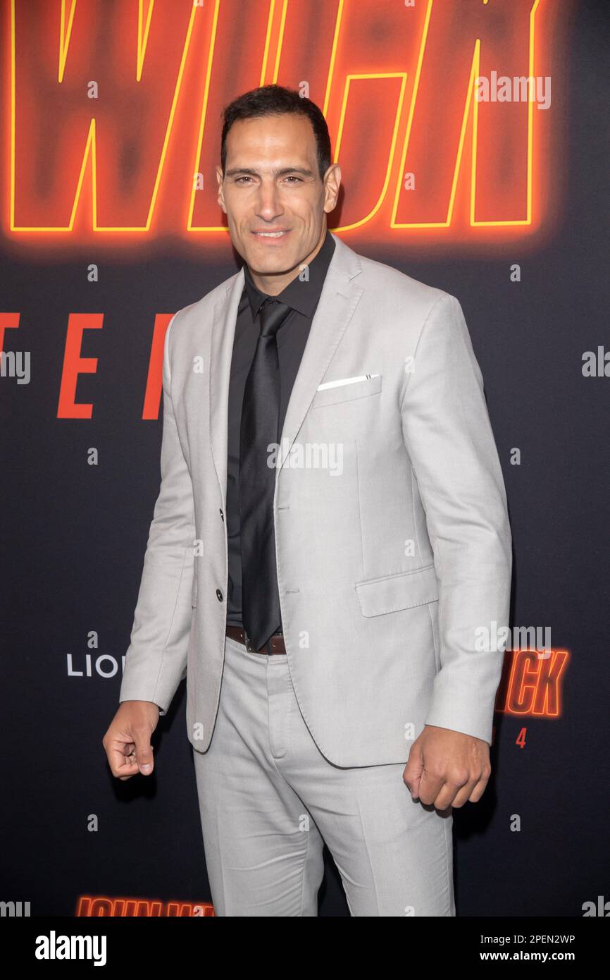 New York, United States. 15th Mar, 2023. Marko Zaror attends Lionsgate ...