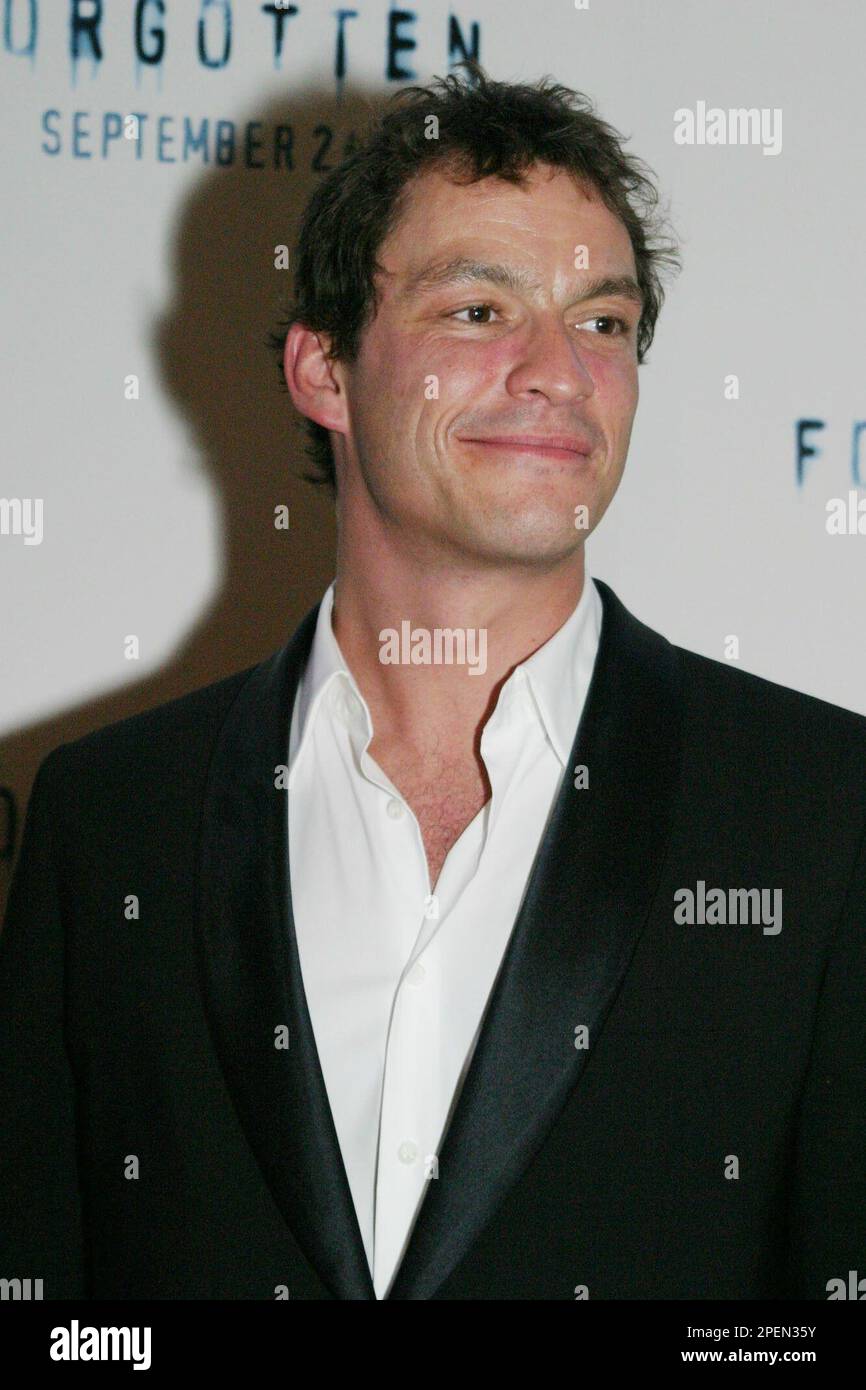 Dominic West, who stars in the movie "The Forgotten" , poses for ...