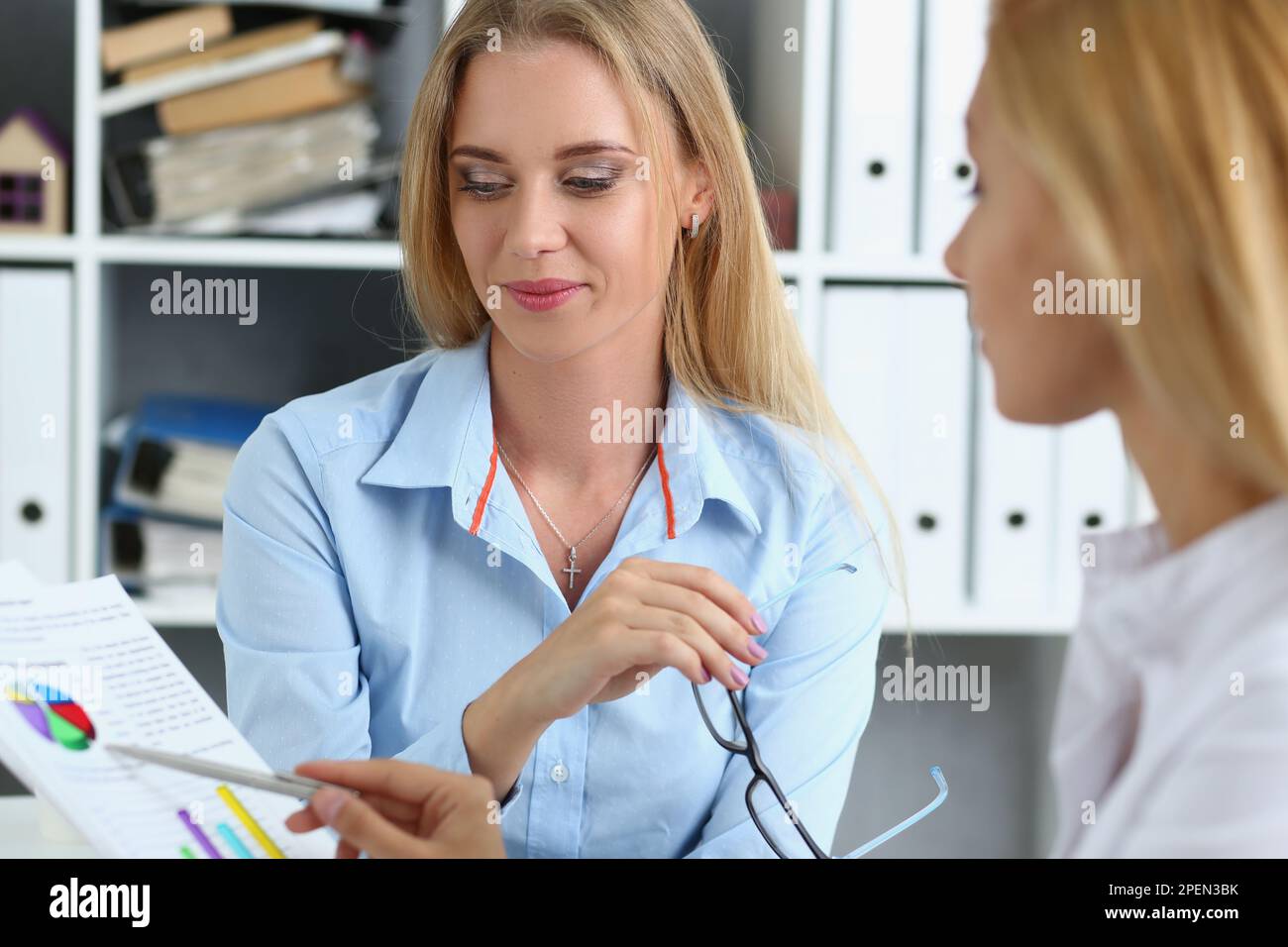 Women office workers and work colleagues work together Stock Photo - Alamy