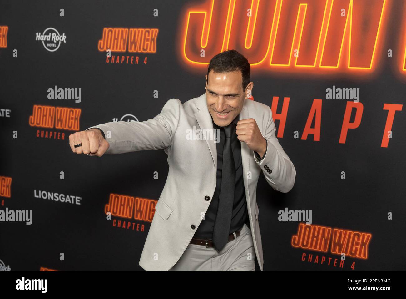 New York, United States. 15th Mar, 2023. Marko Zaror attends Lionsgate ...