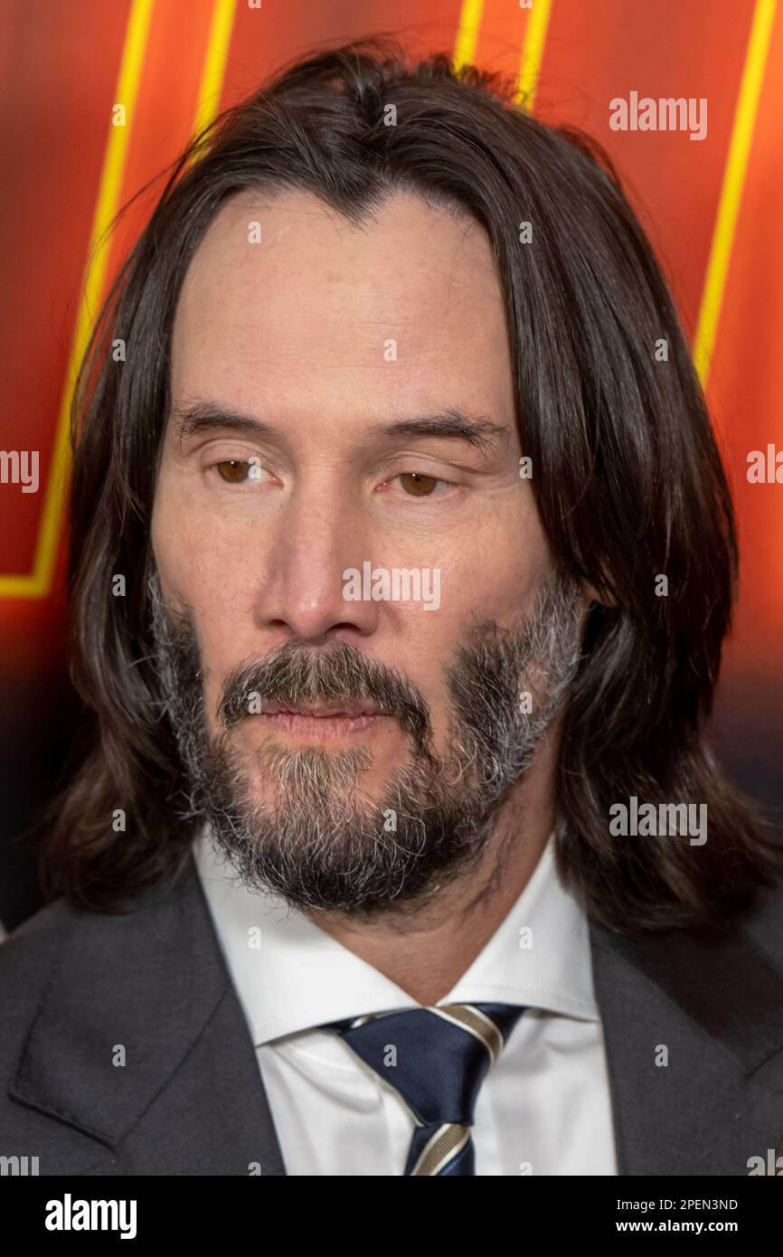 Keanu Reeves attends Lionsgate's "John Wick: Chapter 4" screening at ...