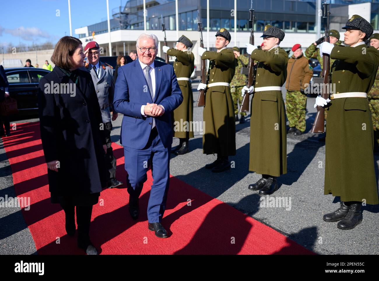 Tallinn, Estonia. 16th Mar, 2023. German President Frank-Walter ...