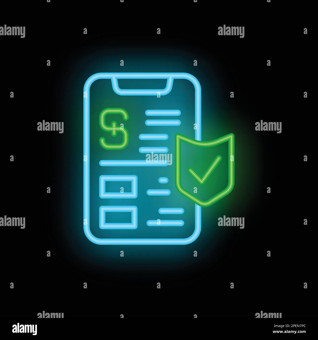 Online phone insurance icon outline vector. Medical care. Care service ...