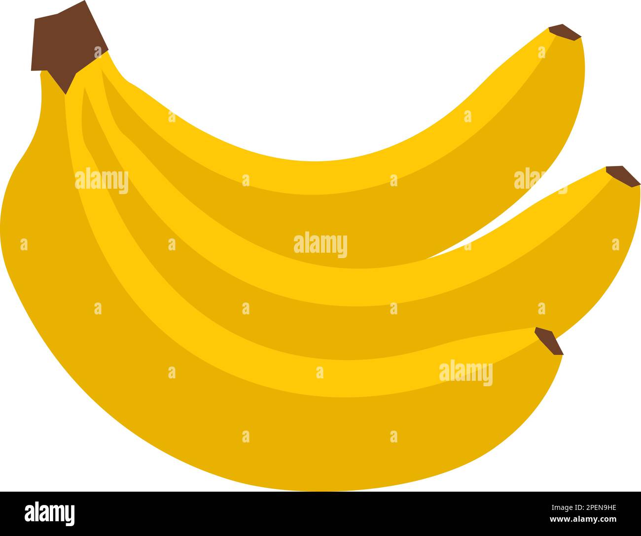 Bananas. Vector isolated on a white background Stock Vector Image & Art ...