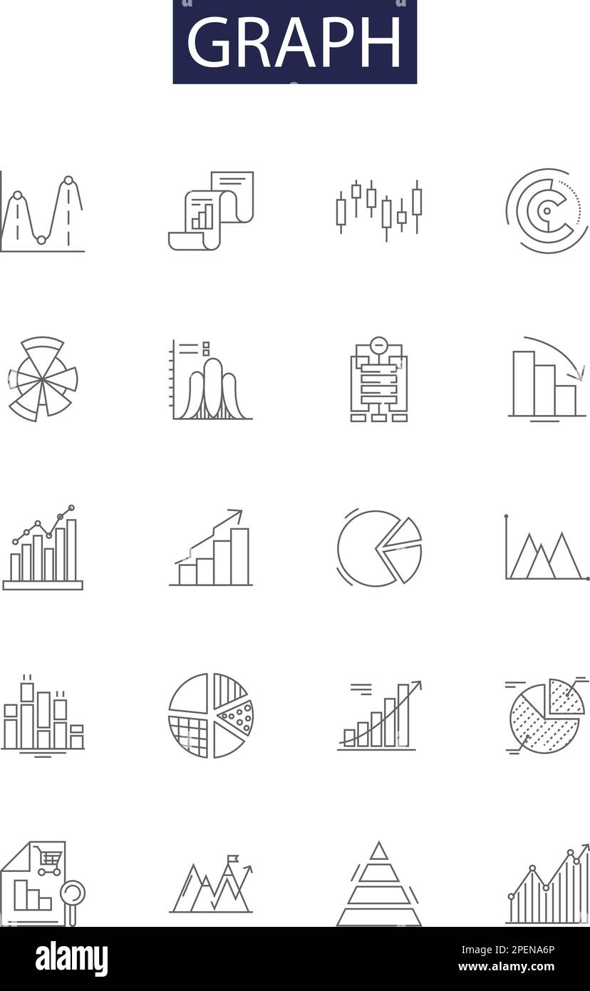 Graph line vector icons and signs. Chart, Diagram, Plot, Network, Curve ... Graph line vector icons and signs. Chart, Diagram, Plot, Network, Curve ...