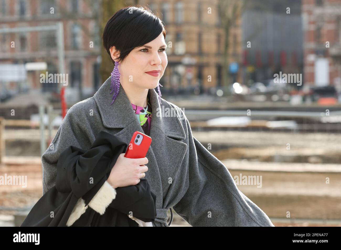 Lawyer Davina Simons arrives for a session of the case before the ...
