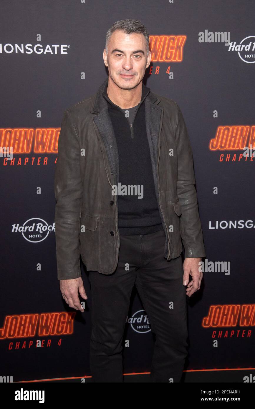 New York, United States. 15th Mar, 2023. Chad Stahelski attends ...