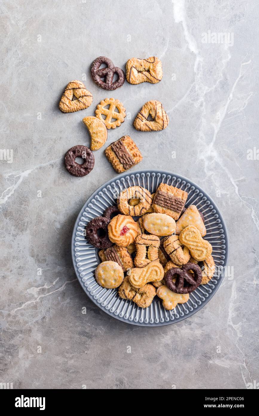 Plate Of Assorted Cookies