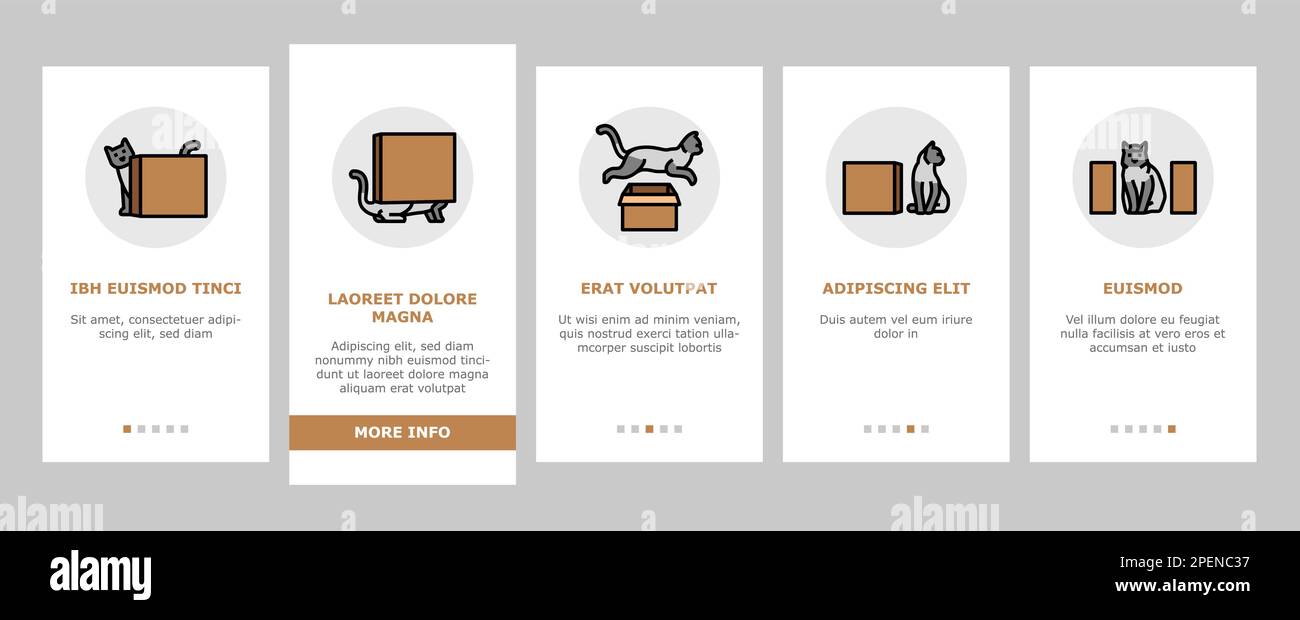 preposition english language onboarding icons set vector Stock Vector ... preposition english language onboarding icons set vector Stock Vector ...