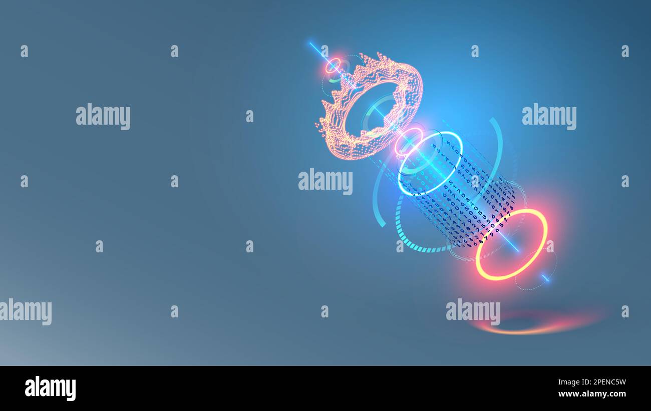 Drawing 3d model of abstract detail in CAD system interface. Design ...