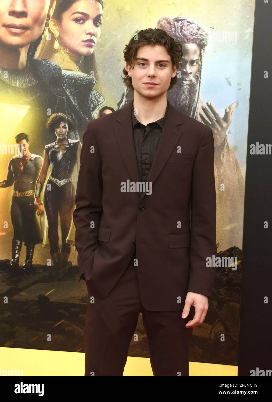 Los Angeles, California, USA 14th March 2023 Actor Carson MacCormac ...