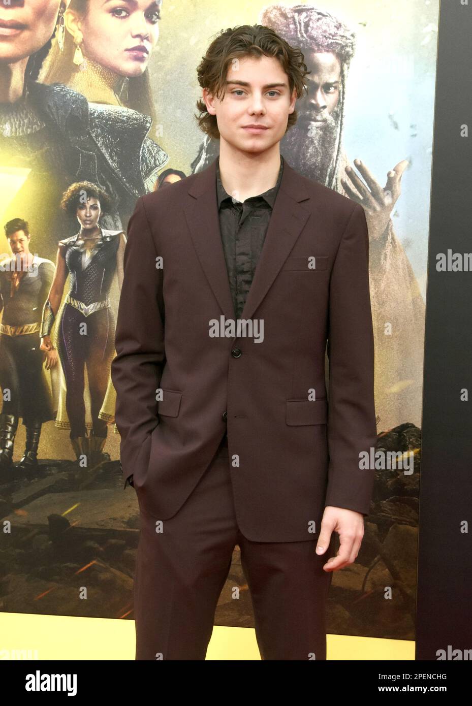 Los Angeles, California, USA 14th March 2023 Actor Carson MacCormac ...