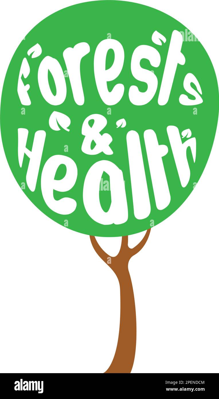 Design for celebrating international forest day with healthy forest for ...