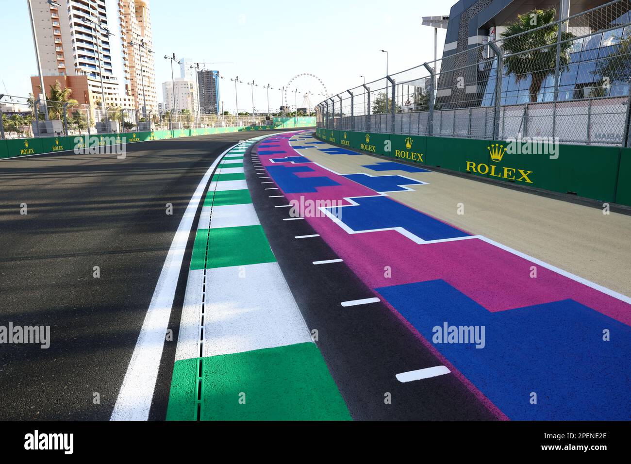 Jeddah, Saudi Arabia. 16th Mar, 2023. Track detail - Turn 14. 16.03. ...