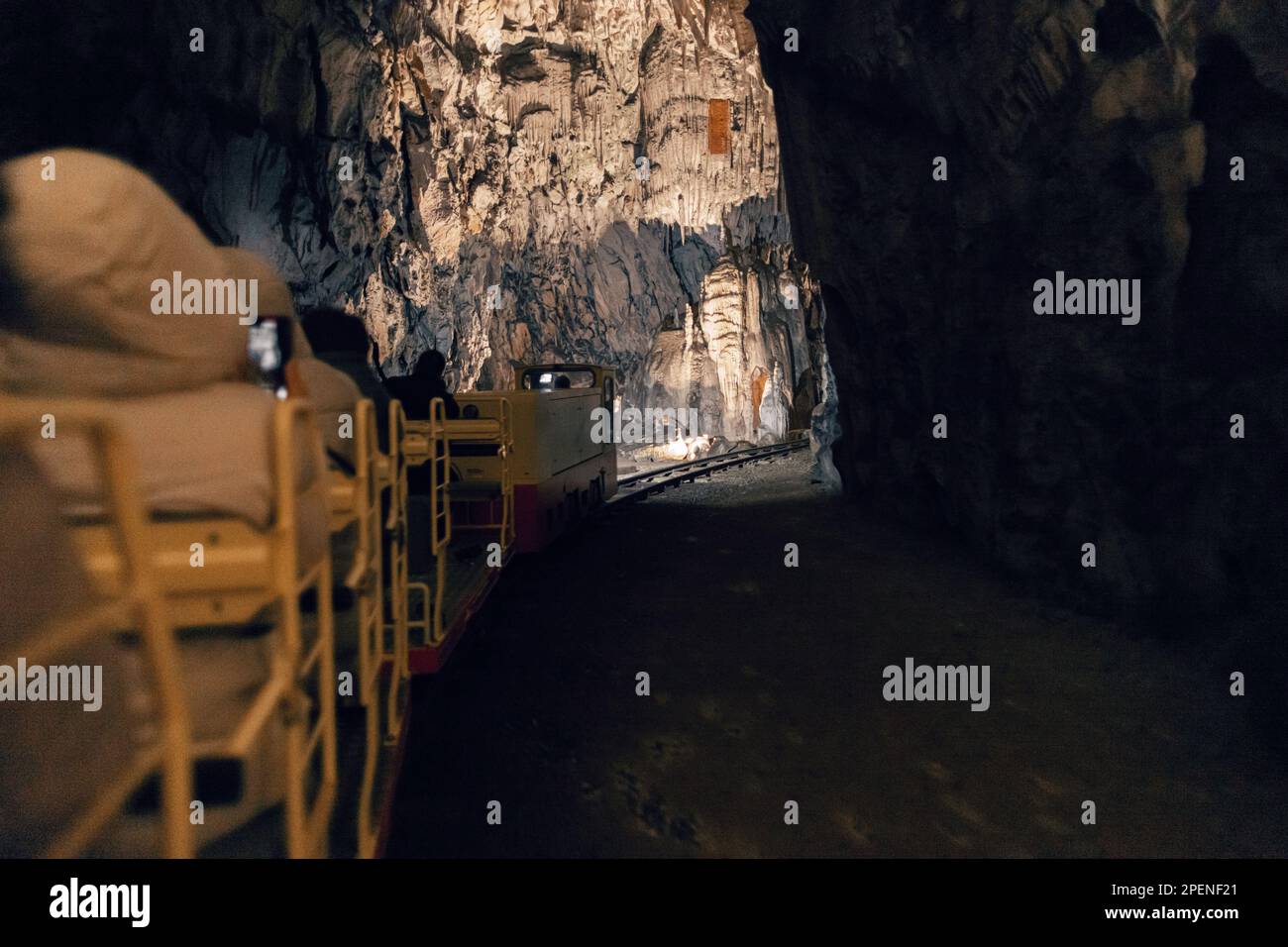 Postojna caves railway hi-res stock photography and images - Alamy