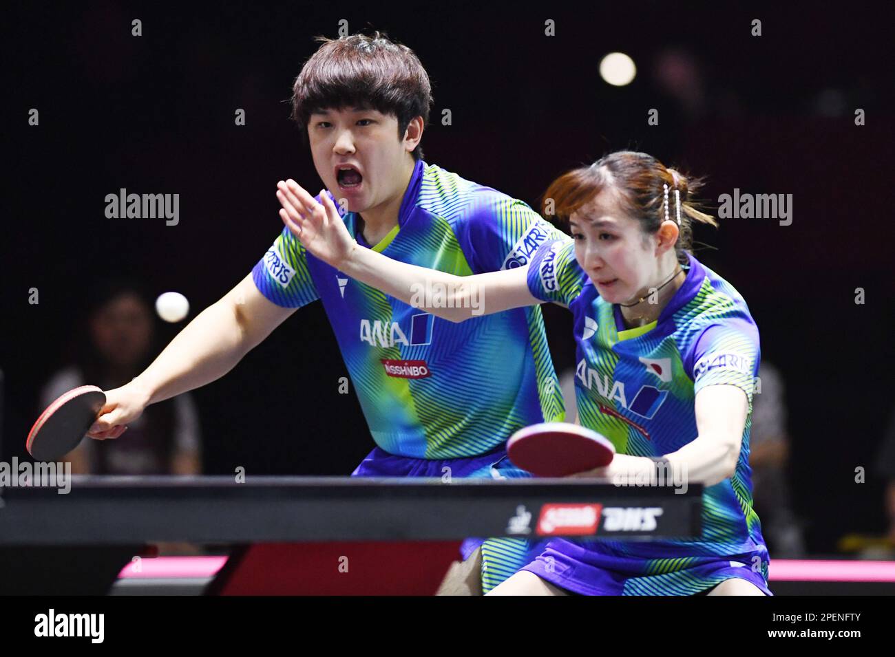Singapore, Singapore. 16th Mar, 2023. Tomokazu Harimoto (JPN), Hina ... Singapore, Singapore. 16th Mar, 2023. Tomokazu Harimoto (JPN), Hina ...