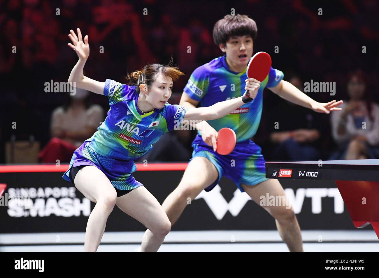 Singapore, Singapore. 16th Mar, 2023. Tomokazu Harimoto (JPN), Hina ... Singapore, Singapore. 16th Mar, 2023. Tomokazu Harimoto (JPN), Hina ...