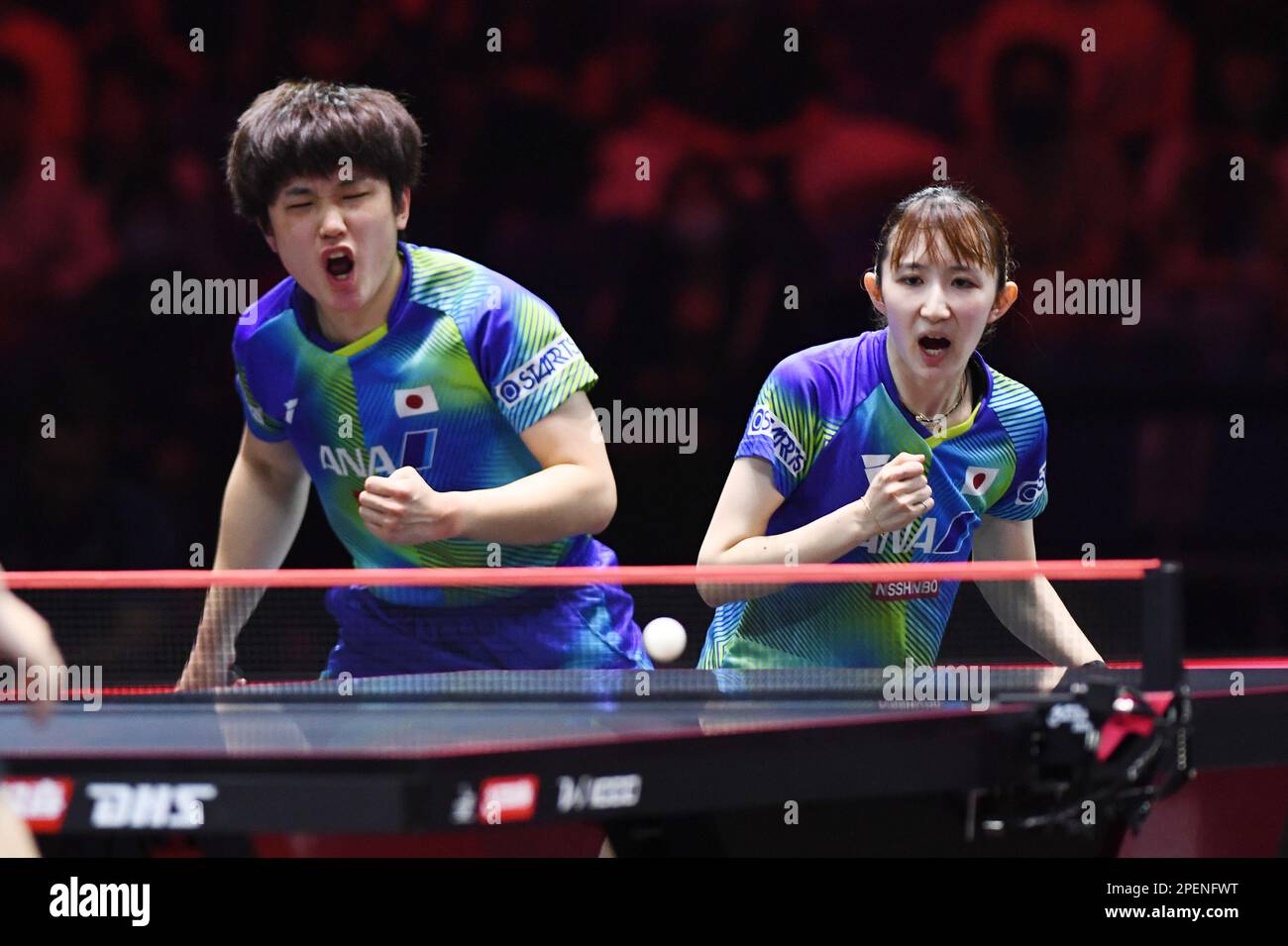 Singapore, Singapore. 16th Mar, 2023. Tomokazu Harimoto (JPN), Hina ... Singapore, Singapore. 16th Mar, 2023. Tomokazu Harimoto (JPN), Hina ...