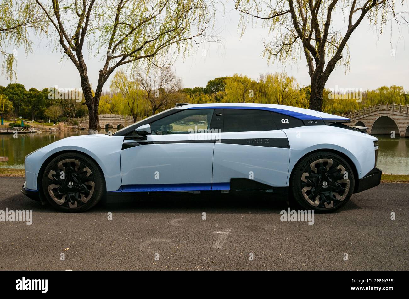 Exterior pictures of the HiPhi Z, an electric GT car from Chinese start ...