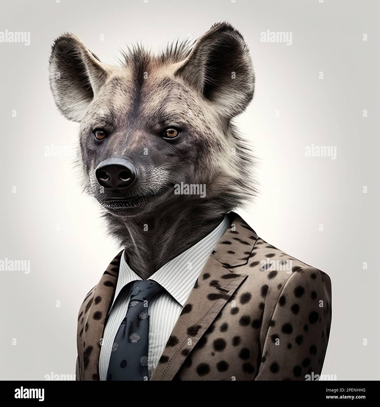 African Man With Hyena