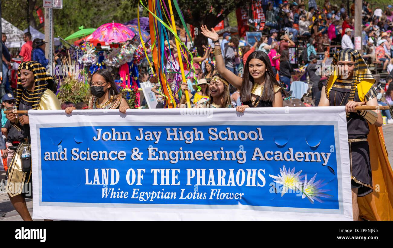 San Antonio, Texas, USA - April 8, 2022: The Battle of the Flowers ...