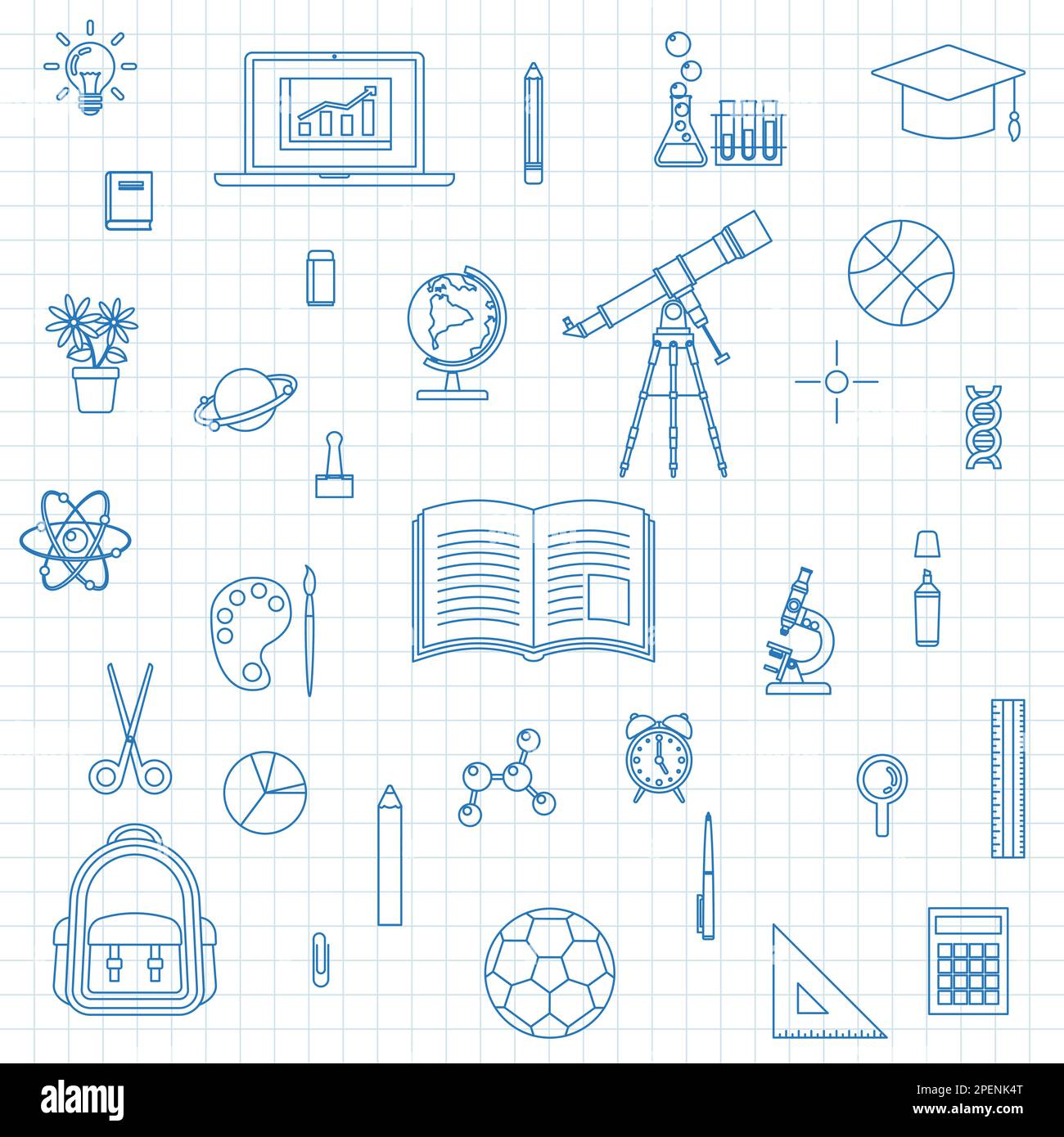 Grid paper hi-res stock photography and images - Alamy