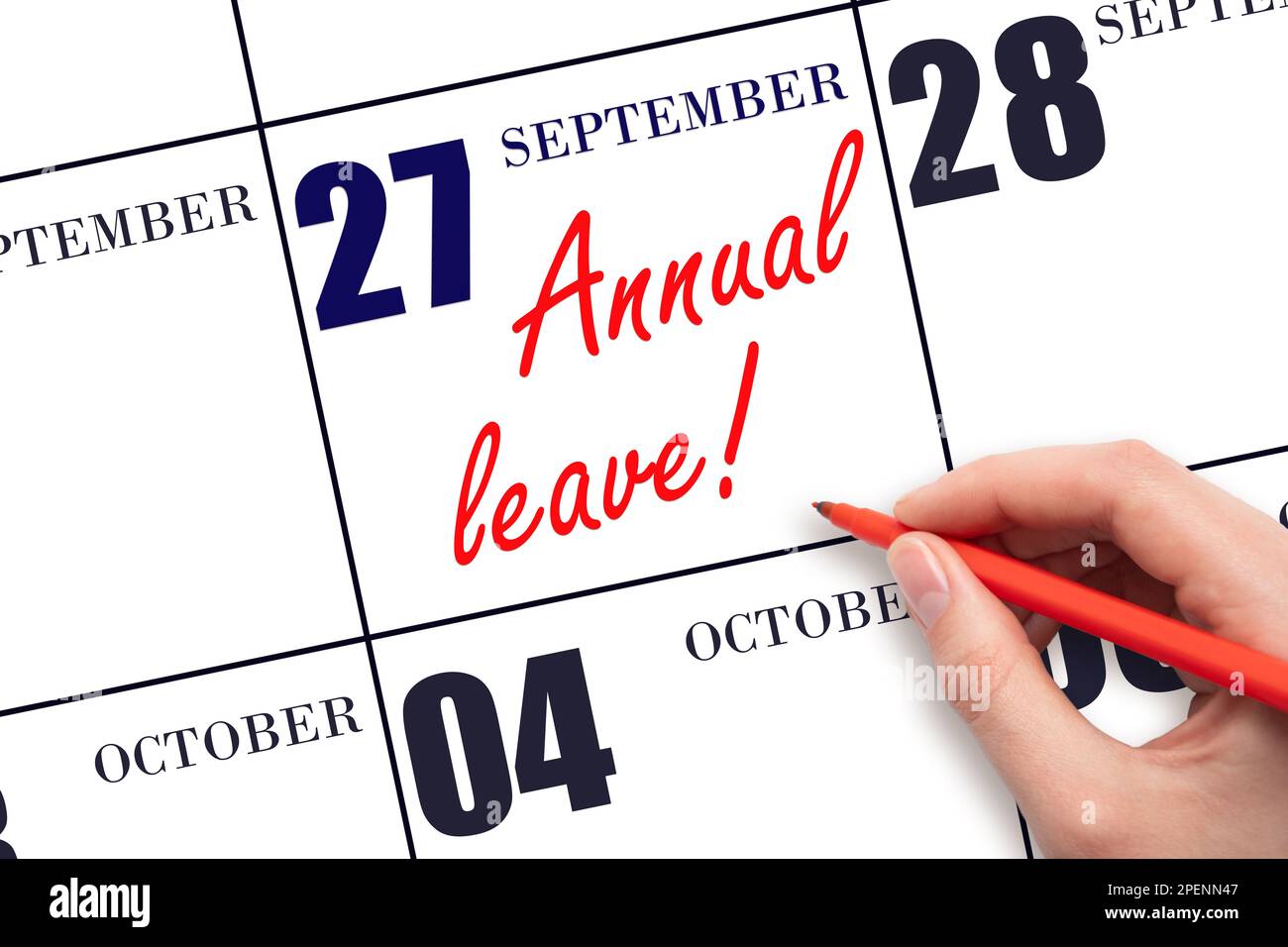 Annual Leave Clipart